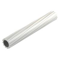 China Round Extruded Aluminum Handle Profile Anodised Aluminium Tube OD 16-80mm for sale