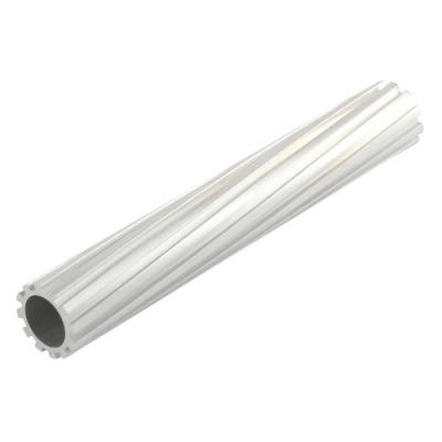 China Round Extruded Aluminum Handle Profile Anodised Aluminium Tube OD 16-80mm for sale