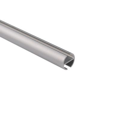 China Standard Aluminum Extrusion Profiles Anodized Light Tubing OD 16-80mm A6063 T5 for sale