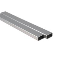 China Extruded Hollow Aluminium Profile Square Tube 6063 OD 16-80mm Precision Mechanical for sale