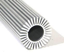 China 6063 Aluminum Extrusion Profile Industrial Heat Sink for Printer Copier 16-80mm OD for sale
