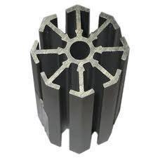 China Decorative Industrial Aluminum 6063 Extruded Heat Sink Profile OD 16-80mm T5 T6 for sale