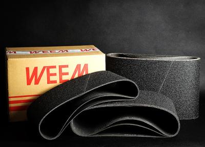 China WEEM 1126-11 Anti-Static Floor Sanding Belts 200mm x 750mm Silicon Carbide P24-P120 Grit for sale