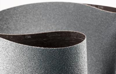 China WEEM 1128 Silicon Carbide Z-Weight Polyester Sanding Belts for Wood and MDF - 1000mm to 1380mm Width, P40 to P220 Grit for sale