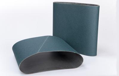 China Custom Y Weight Zirconia Alumina Narrow Sanding Belts 25mm-508mm Width P36-P180 Grit Waterproof Polyester for sale