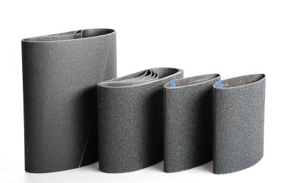 China WEEM Silicon Carbide Sanding Belts 75mm-508mm Width Custom Sizes Resin Over Resin Bond P36-P180 Grit for sale