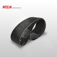 China WEEM Silicon Carbide Sanding Belts 300mm x 750mm, Grit P24-P180 for Belt Sanders for sale