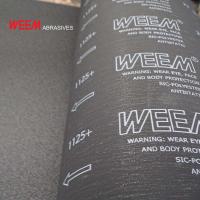 China WEEM 1125 Silicon Carbide Polyester Cloth Abrasive Jumbo Roll - 1400mm Width, P24-P400 Grit Range for sale