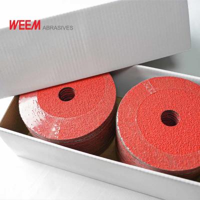 China WEEM 6216 Ceramic Roll with Cooling Topsize 1600mm Wide P24-P120 for Hard Metal Grinding for sale