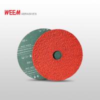 China WEEM 6216 Ceramic Alumina Resin Fiber Jumbo Roll 1600mm Width for CA Fiber Disc Converting - P24 to P120 Grit for sale