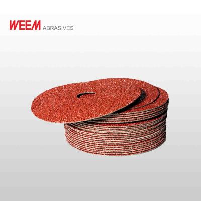 China 4.5 Inch 115mm Resin Fiber Grinder Sanding Discs with Aluminum Oxide Grain - P24 to P120 Grit Range for sale