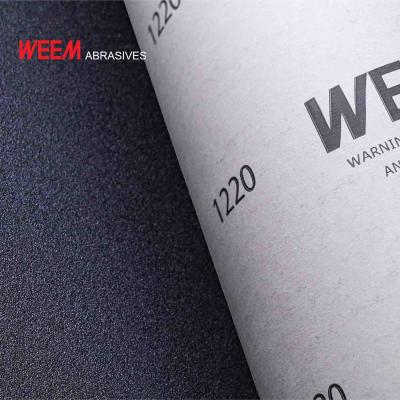 China Silicon Carbide Paper-Cloth Sanding Belts 3300mm Width for Wood & Panel Processing - P40 to P180 Grit Range for sale