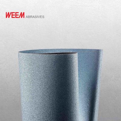 China WEEM 3126-12 Zirconia Floor Sanding Belts 250mm x 750mm with Waterproof Backing for Heavy Wood Grinding for sale