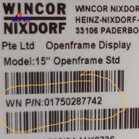 China ATM Machine Parts Wincor Nixdorf 15 inch Openframe Std Display LCD 1750287742 for sale