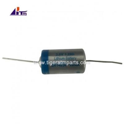 China ATM Spare Parts Wincor ER14250 3.6V 1.2Ah Lithium Battery 1750105679-03 for sale