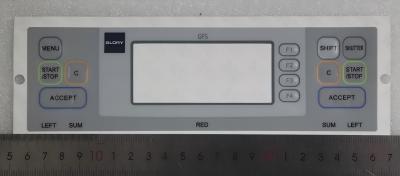 China Glory Counter GFS 120 GFS-120-10 Operation Panel Membrane 204*61mm Spare Parts for sale
