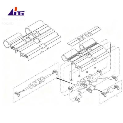 China A002880 Inner Guide Assy for NMD50 Dispenser Glory Triton NMD ATM Parts for sale