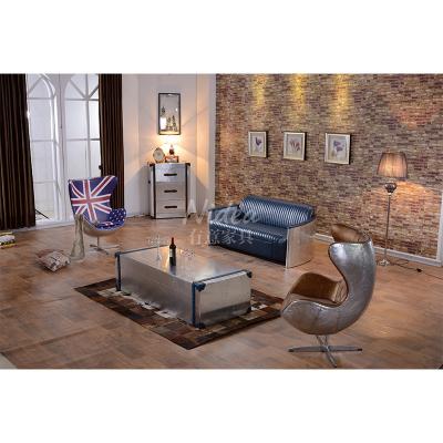 China Nidea #8801 Retro Distressed Aluminum Rivet Industrial Design Adjustable Height for Egg Chair for Home Office Living Room Hotel for sale