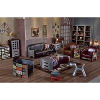 China Nidea #8909 Punk Industrial Style Sofa Chair Retro License Plate Furniture for KTV Hotel Internet Cafe Bar Coffee Shop  Bar for sale