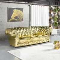 China Nidea #862 Classic Retro Design Sofa Vintage Real Leather Sofa Classic Design for Home Hotel Living Room Sofa for sale