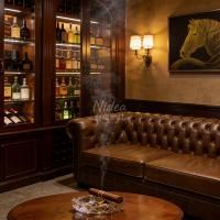 China Nidea #866 Guangdong Hot Sale Classic Vintage Genuine Leather Sofa Chesterfield Sofa Whiskey &  Bar Furniture for sale