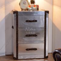 China Nidea #8615 Aluminum for Industrial Loft Style Handmade Durable Multifunction Living Room Cabinet Side Table for sale