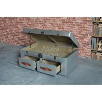 China Nidea #8660 Retro Industrial Loft Style Aluminum Coffee Table Cabinet for Villas and Hotels Living Room for sale