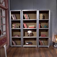 China Nidea #8010 Antique Style Industrial Aluminum Bookcase with 9 Shelves Multifunction for Home Bar Office Living Room & Hotel for sale
