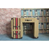China Nidea #8311 Vintage American Country Distressed Leather Computer Desk Personalized Study Furniture Living Room Home Office Designer for sale
