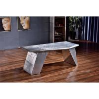 China Nidea #8310 intage Industrial Style Distressed Finish Aluminum Rivets Personalized Durable Rectangular Airplane Wing Desk for sale