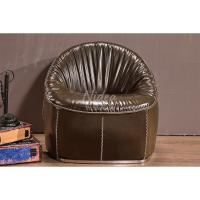 China American Vintage Genuine Leather Sector Sofa Sponge Filled Sofa Set for Living Room Hotel & Villa Use for sale