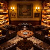 China Classic Dark Brown Handmade Chesterfield Leather Club Chair for Hotel Lobby Bar & Executive Office for sale
