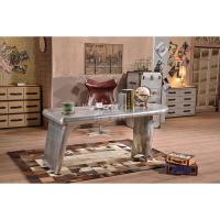 China Desk Vintage Aluminium Industrial Design Mid-Century Aviation Office Table Durable Commercial Customized for sale