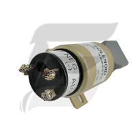 China 3864274 12v 24v Fuel Shutdown Stop Solenoid  For R210-7 Pc200-6 for sale