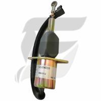 China 24V Fuel Stop Solenoid 4063712 6734-81-9141 For Komatsu PC300-7 PC360-7 Excavator Engine Shutoff for sale
