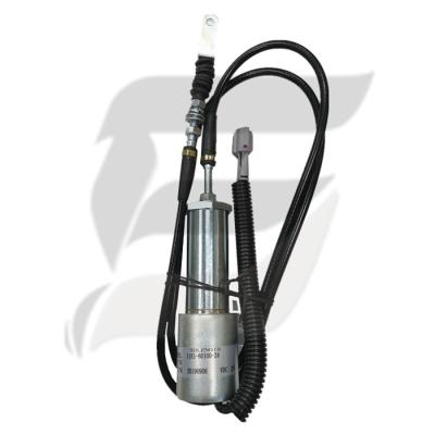 China 11E1-60100-24 Stop Solenoid 24V Engine Fuel Shutoff for R210 DH220-5 Excavator for sale