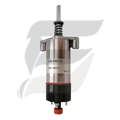 China 155-4653 24V Fuel Shutdown Solenoid for CAT E330B E330C Excavator Engine Stop for sale