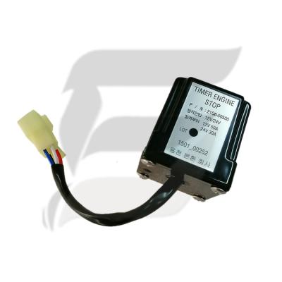 China 21Q6-50500 Time Delay Excavator Timer Relay for R225-9 R265-9 R275-9 R305-9 24V for sale