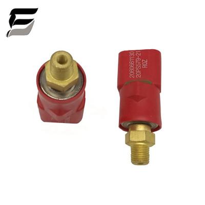 China Komatsu PC200-7 Excavator Pressure Switch 206-06-61130 Red Sensor 24V Hydraulic Part for sale