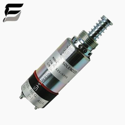 China 125-5772 1255772 24V Fuel Shutdown Solenoid Valve For E330 E330B E330C for sale