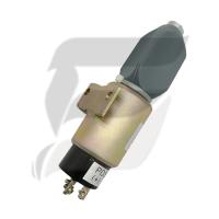 China 24V Cummins 3864274 Diesel Shut Off Solenoid for Mitsubishi S6K E200B Excavator for sale