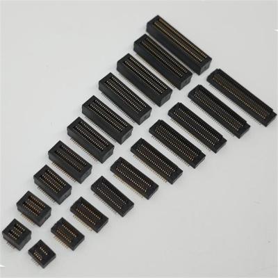 China 0.5MM pitch double slot board-to-board btb connector 8-100pin mating height 3.0-8.5 gold-plated manufacturers for sale