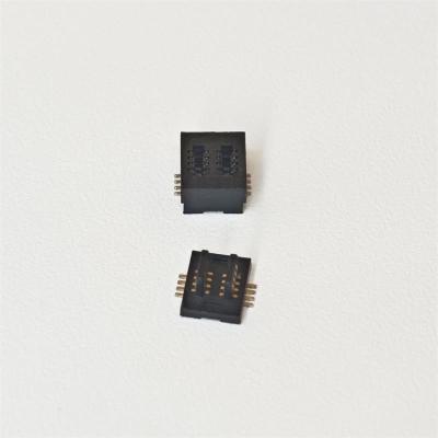 China 8Pin 0.5MM Pitch Double Slot Board-to-Board (BTB) Connector 5.5 Gold Plated for PCB Manufacturer PCBA SMD for sale