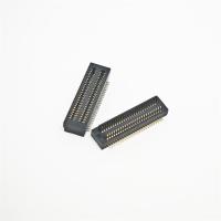 China Double Slot 0.8 Pitch btb Board-to-Board Connector 50Pin Male Female Block Height 5.0mmH SMD Terminal Gold Plated for sale
