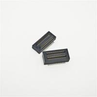 China Double Slot 0.8 Pitch btb Board-to-Board Connector 22Pin Male Female Block Height 6.0mmH SMD Terminal Gold Plated for sale
