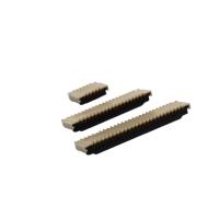 China FPC/FFC connector 0.3MM pitch front plug rear lock soft row socket height 1.0MM 9/13/41/71P for sale