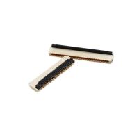 China FPC/FFC connector 0.3MM pitch front plug rear lock soft row socket height 1.0MM 9/13/41/71P for sale