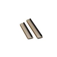 China FPC/FFC connector 0.5MM pitch front insertion rear locking soft row socket height 1.0MM 4/12/30/50P for sale