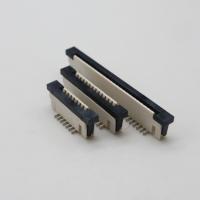 China FPC Connector 1.0 Pitch Vertical Positive Pin Standing Paste 4~40Ppin Pull-out FPC Holder for sale