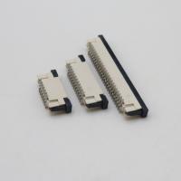 China FPC Connector 1.0 Pitch Vertical Positive Pin Standing Paste 4~40Ppin Pull-out FPC Holder for sale